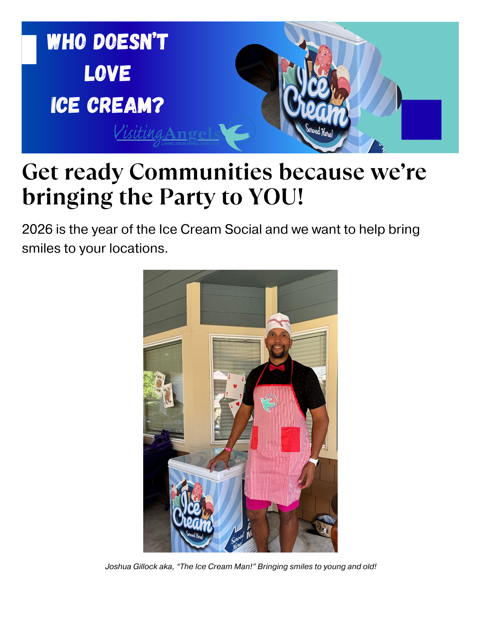 Bringing the Ice Cream Party to Your Community — Hosted by Visiting ...